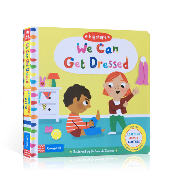 Campbell Big Steps Interactive Board Book: We Can Get Dressed – The ...