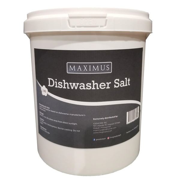 Maximus Dishwasher Salt 3kg – The Nest:Attachment Parenting Hub